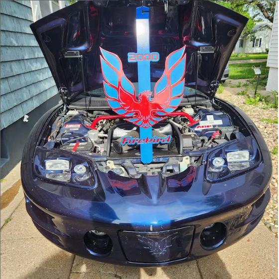 Custom 4th Gen Firebird Hood Prop - Handcrafted – Martin Metalwork LLC