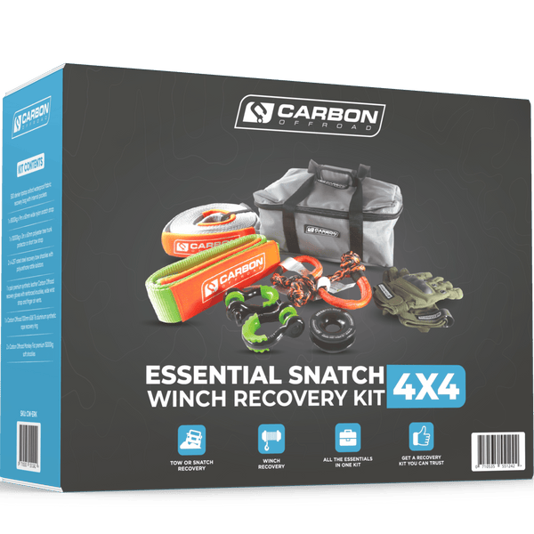 Carbon Offroad Essential Snatch and Winch 4x4 Recovery Kit – Martin ...