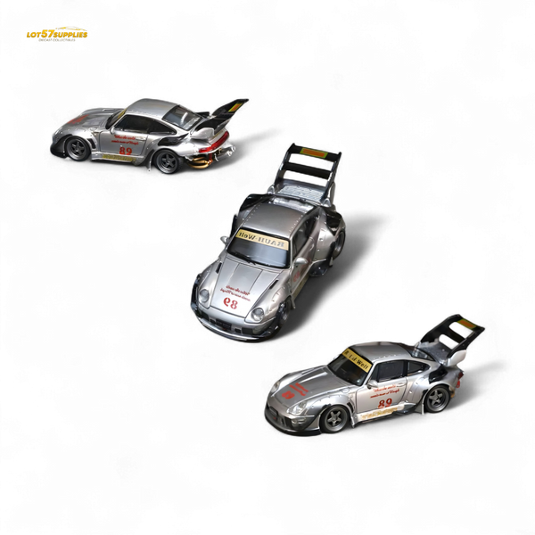 Street Weapon Porsche RWB 993 Double Exhaust Heavenly Livery Higher Ta ...