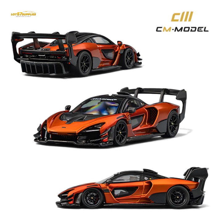 (Pre-Order) CM Model McLaren Senna GTR - Volcano Orange 1:64 – Martin ...