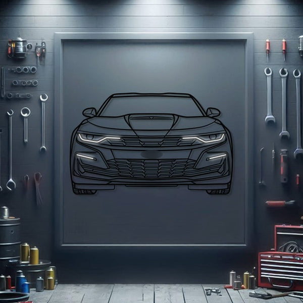 Camaro Front View Metal Neon Car Wall Art - MTN0074 – Martin Metalwork LLC