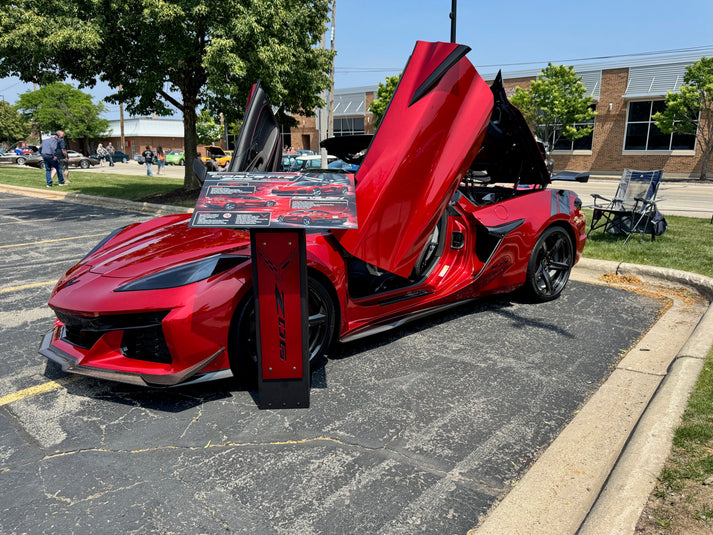 Custom Car Show board display stand – Martin Metalwork LLC