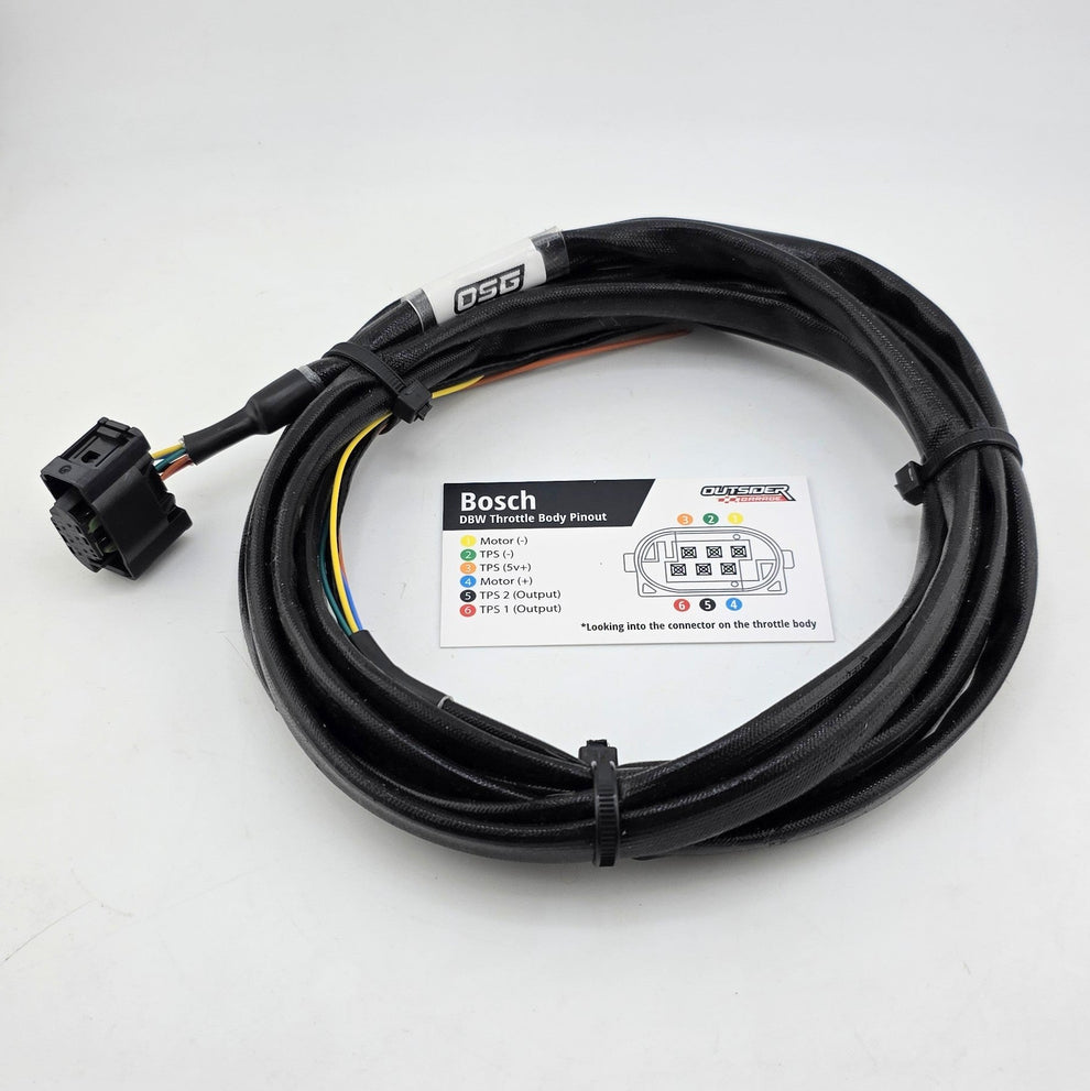 Bosch DBW Throttle Body Harness - 14ft Unterminated – Martin Metalwork LLC