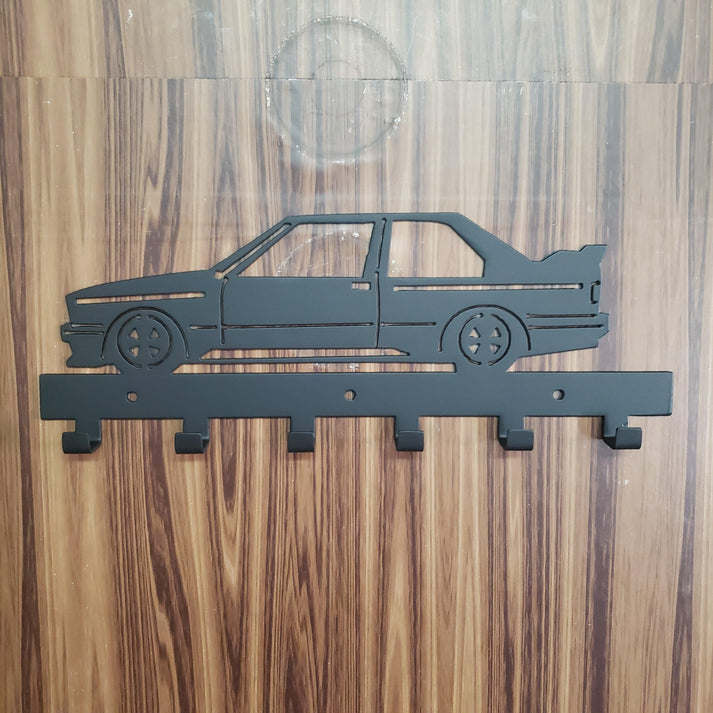 BMW E30 M3 Keychain Rack – Euro Car Steel Wall Mounted Organizer ...
